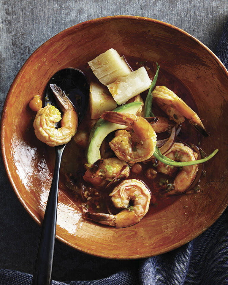Tropical Shrimp Ceviche with Yuca – New Worlder
